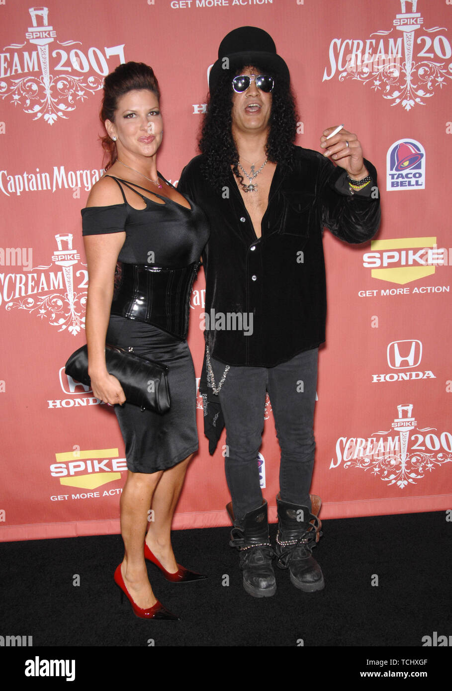 Slash and wife perla hi-res stock photography and images - Alamy
