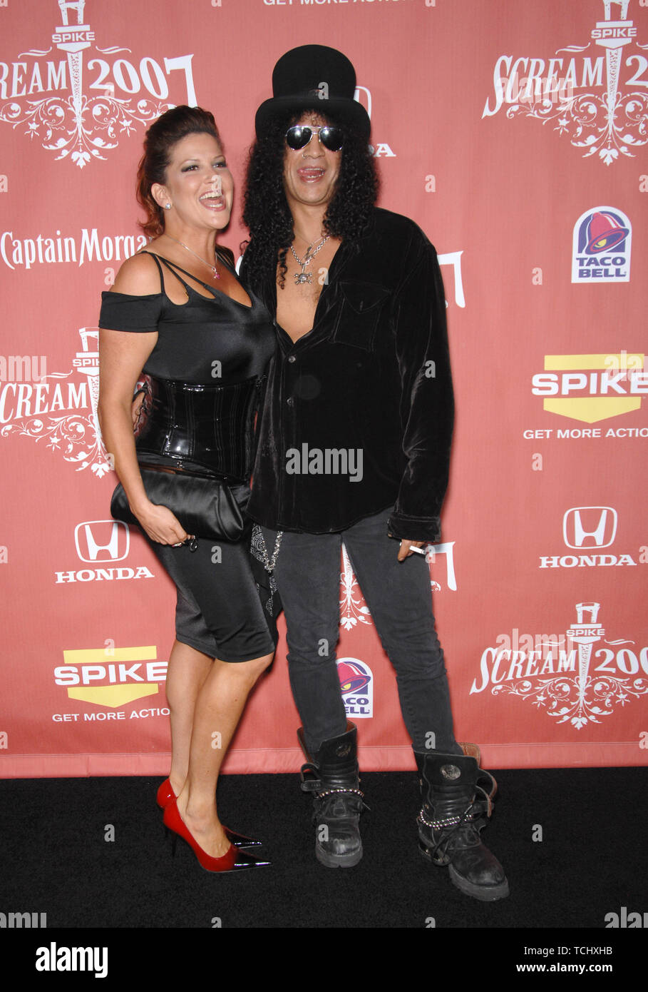 Slash and wife perla hi-res stock photography and images - Alamy