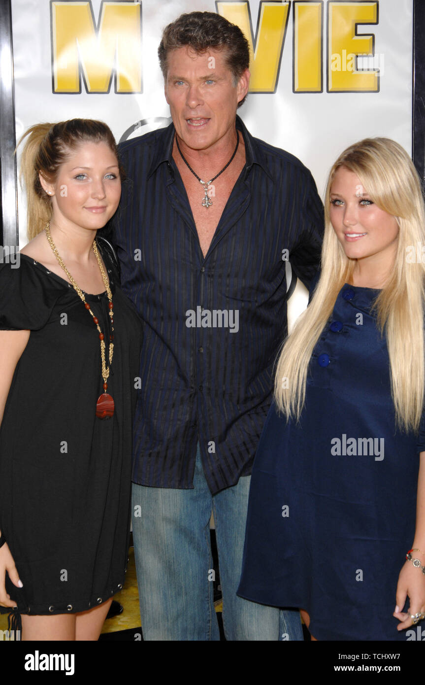 David hasselhoff and daughters hi-res stock photography and images - Alamy