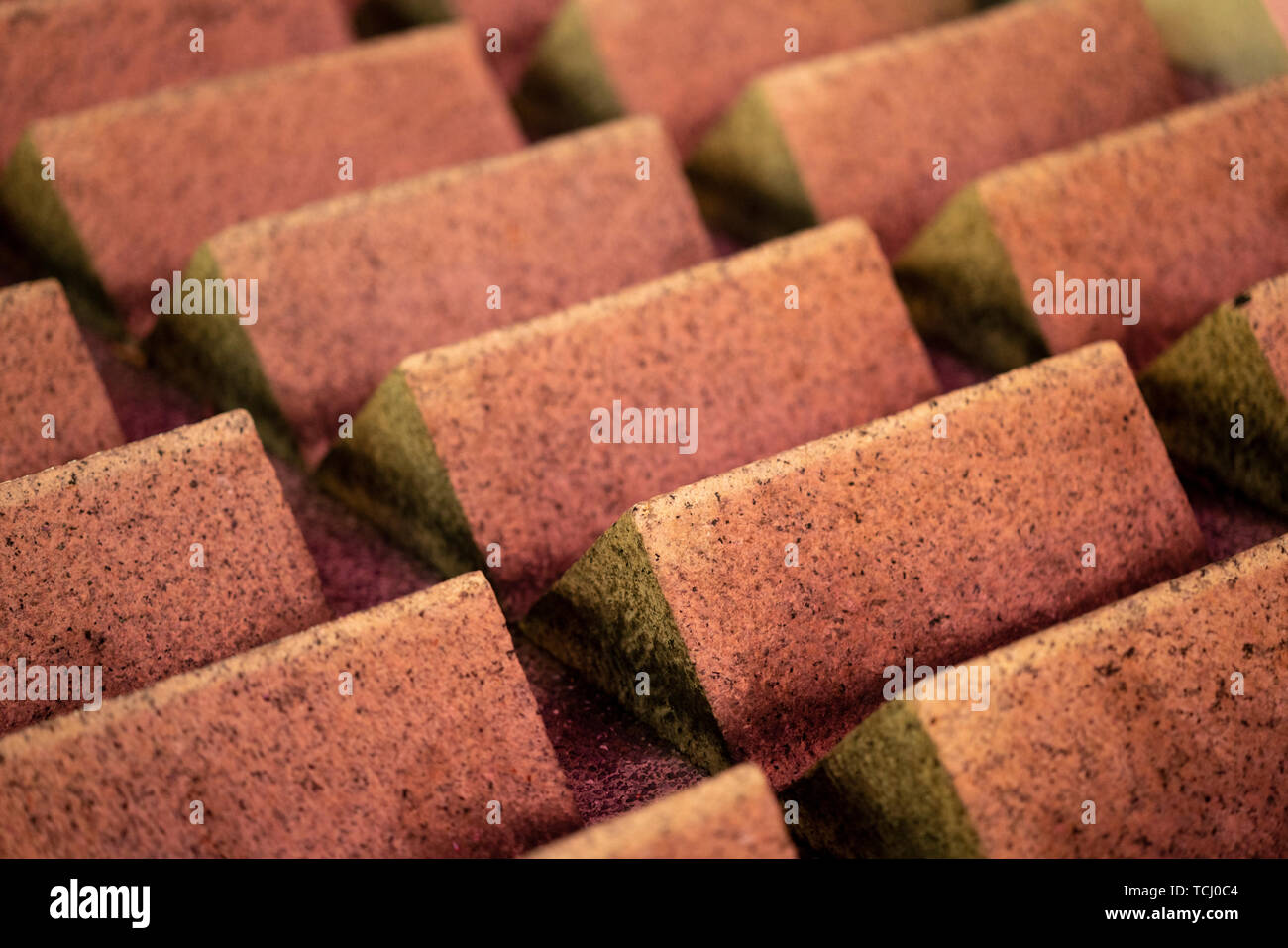The triangles blocks on the floor Stock Photo - Alamy