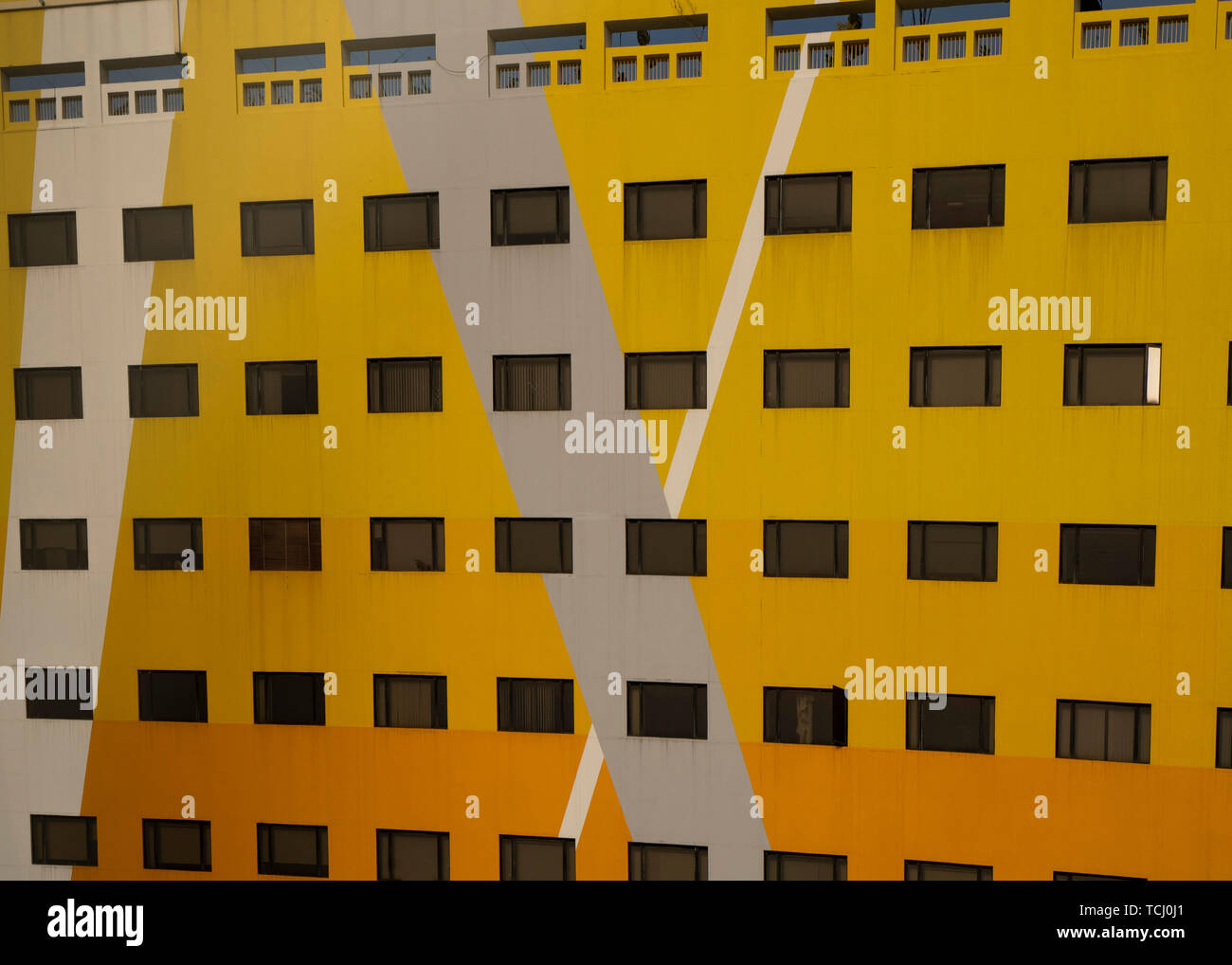 Windows on the wall Stock Photo - Alamy