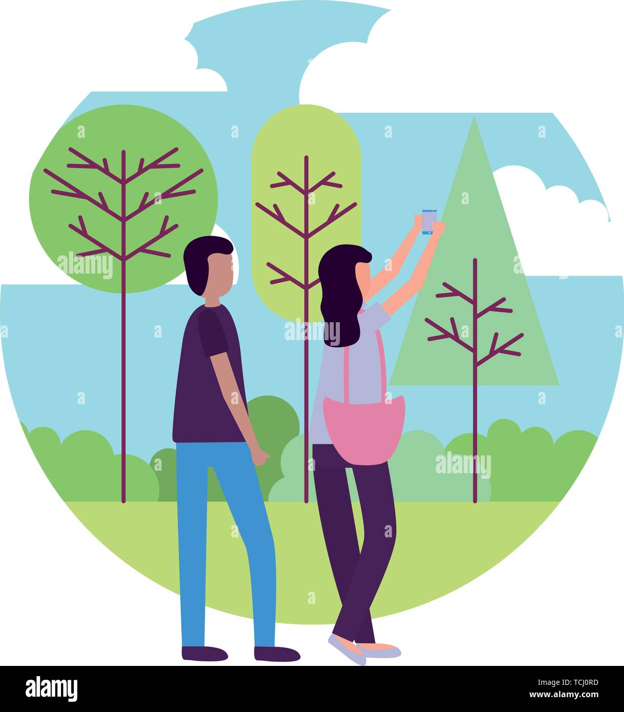 people activities outdoors Stock Vector Image & Art - Alamy