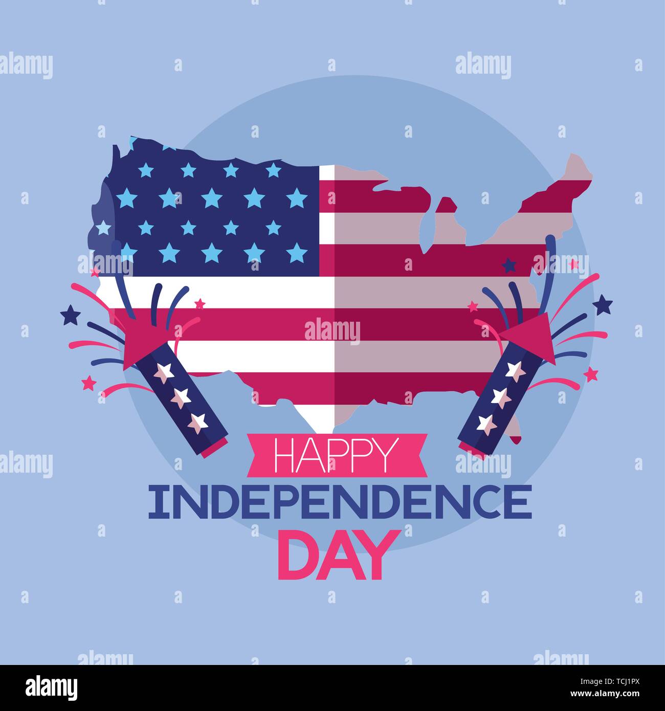 american happy independence day Stock Vector Image & Art - Alamy