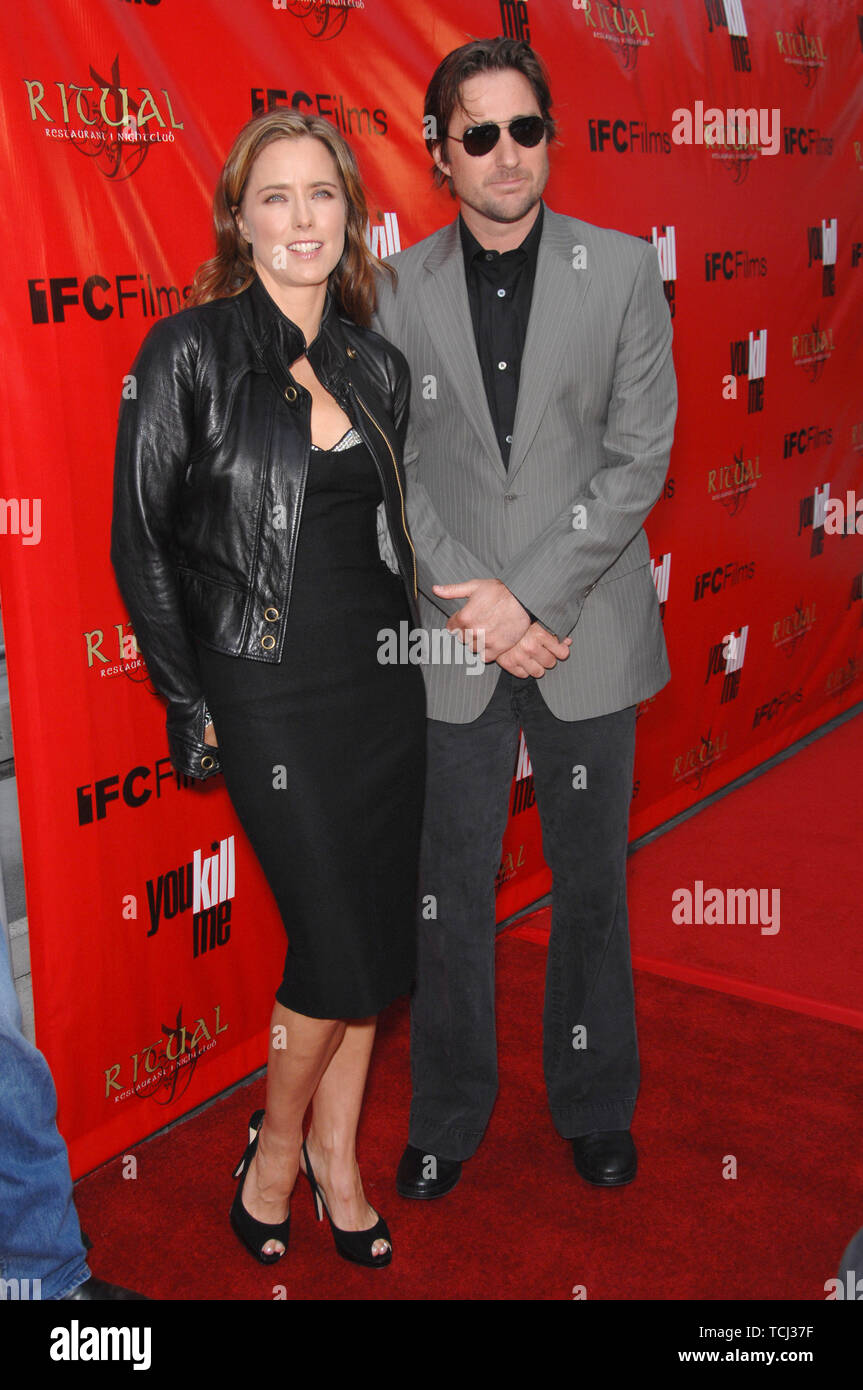 LOS ANGELES, CA. June 12, 2007: Tea Leoni & Luke Wilson at the Los ...