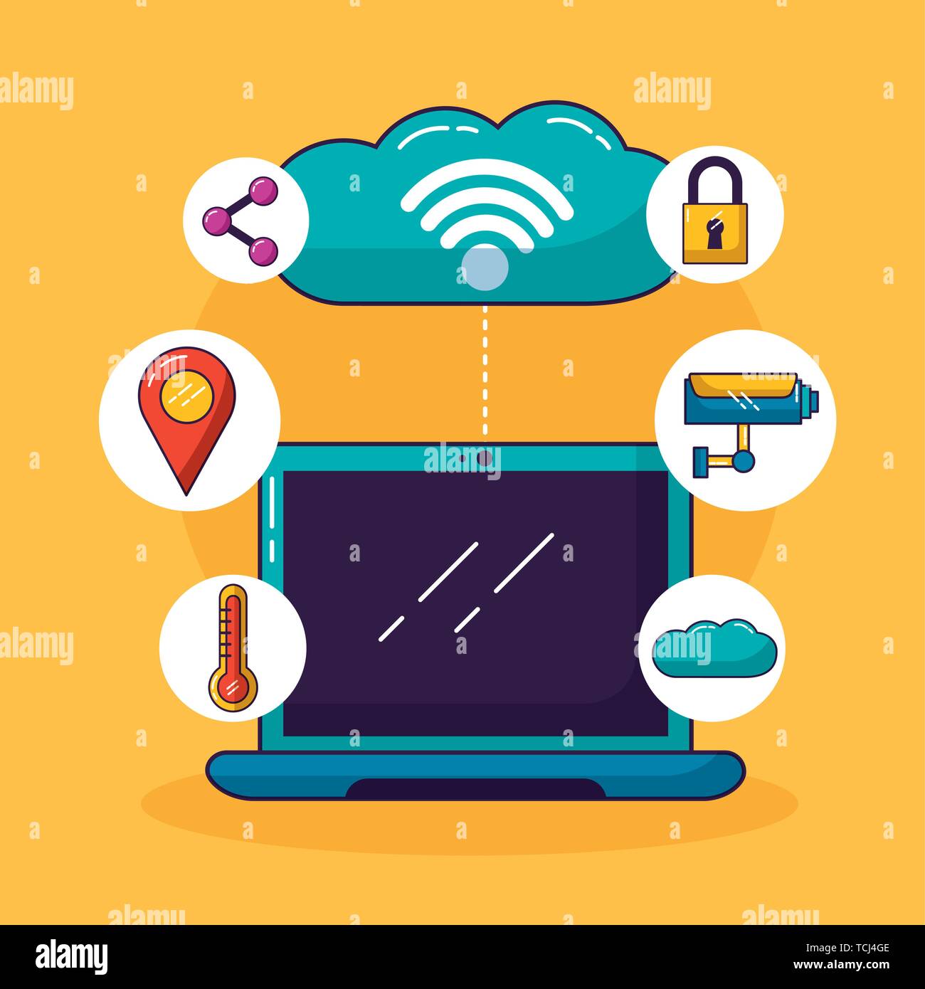 wifi free connection Stock Vector Image & Art - Alamy