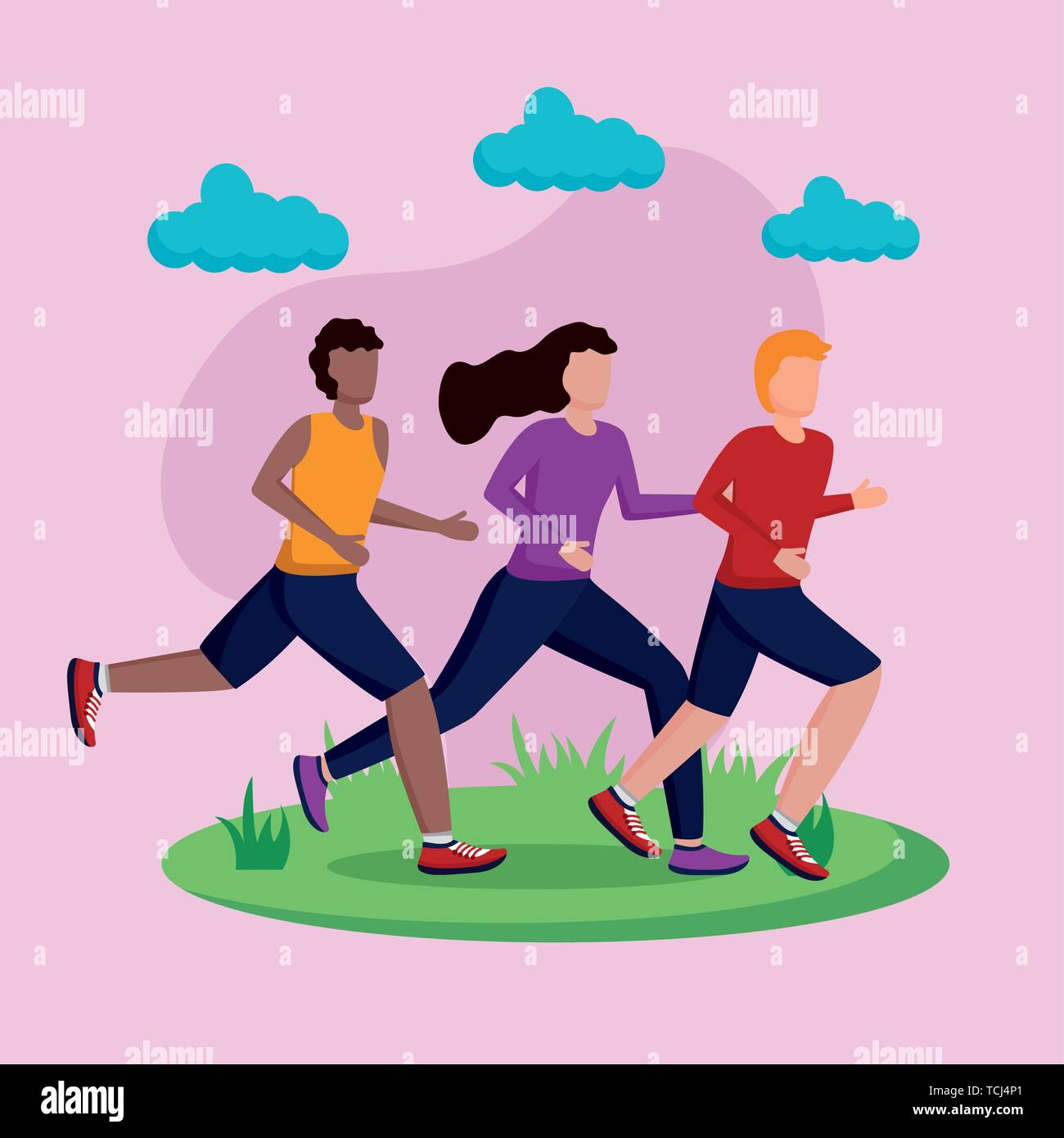 people running activity Stock Vector Image & Art - Alamy
