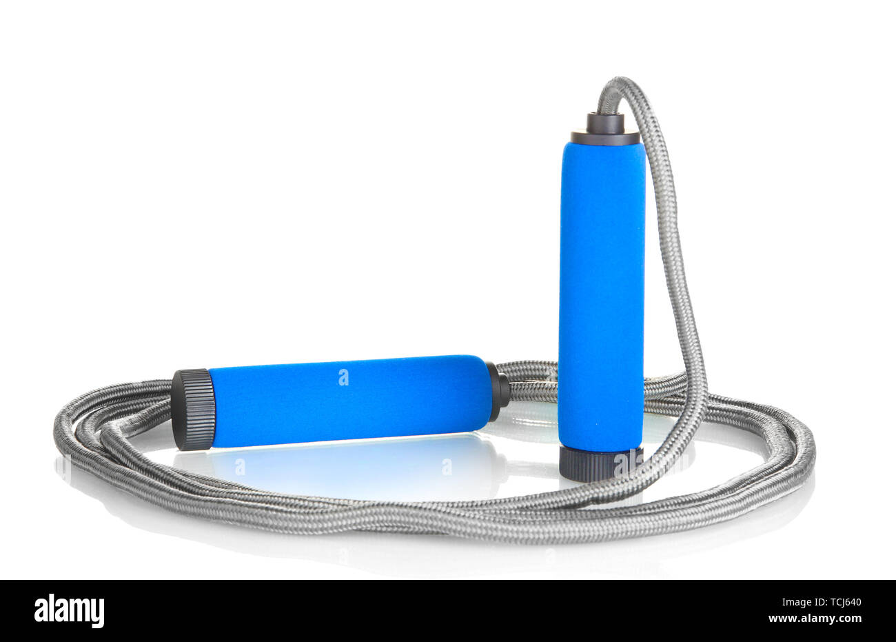 skipping rope isolated on white Stock Photo - Alamy