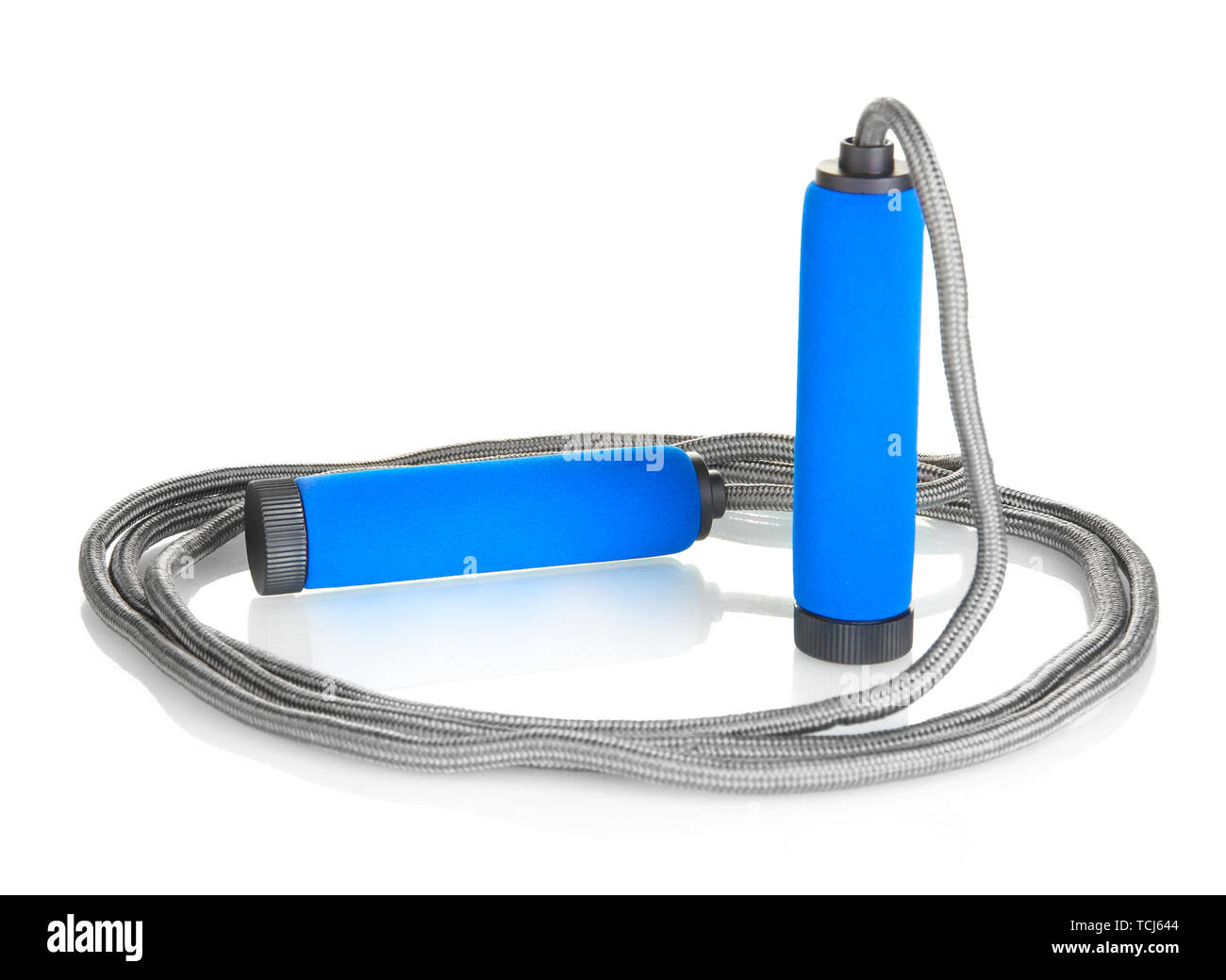 skipping rope isolated on white Stock Photo - Alamy