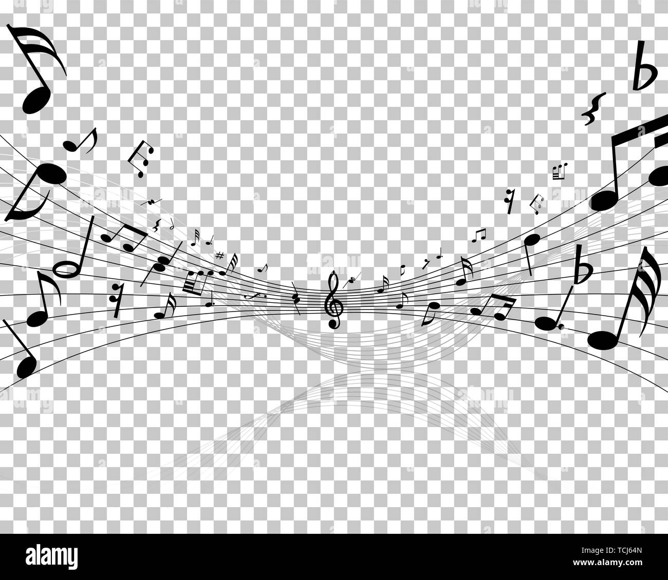 Vector Notes Design With Transparency Grid on Back. Vector Illustration ...