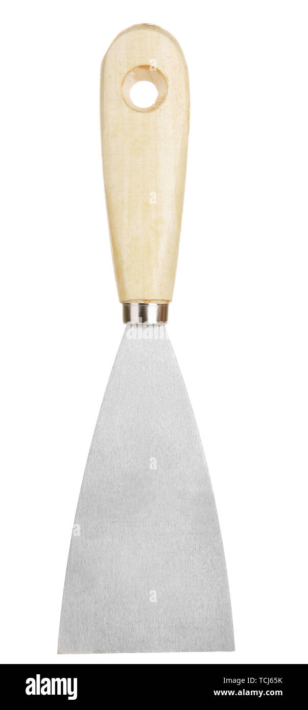 Construction trowel isolated on white background close-up Stock Photo ...