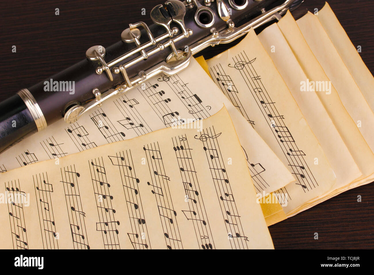 Clarinet notes hi-res stock photography and images - Alamy