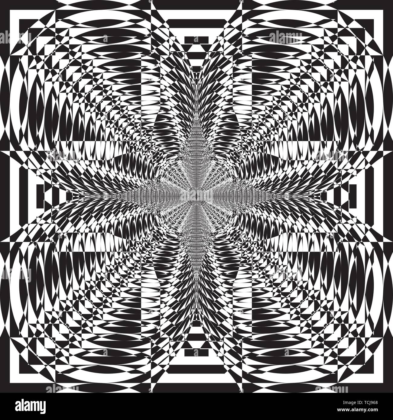 arabesque target tridimensional cross like tpwer inside strukture ...