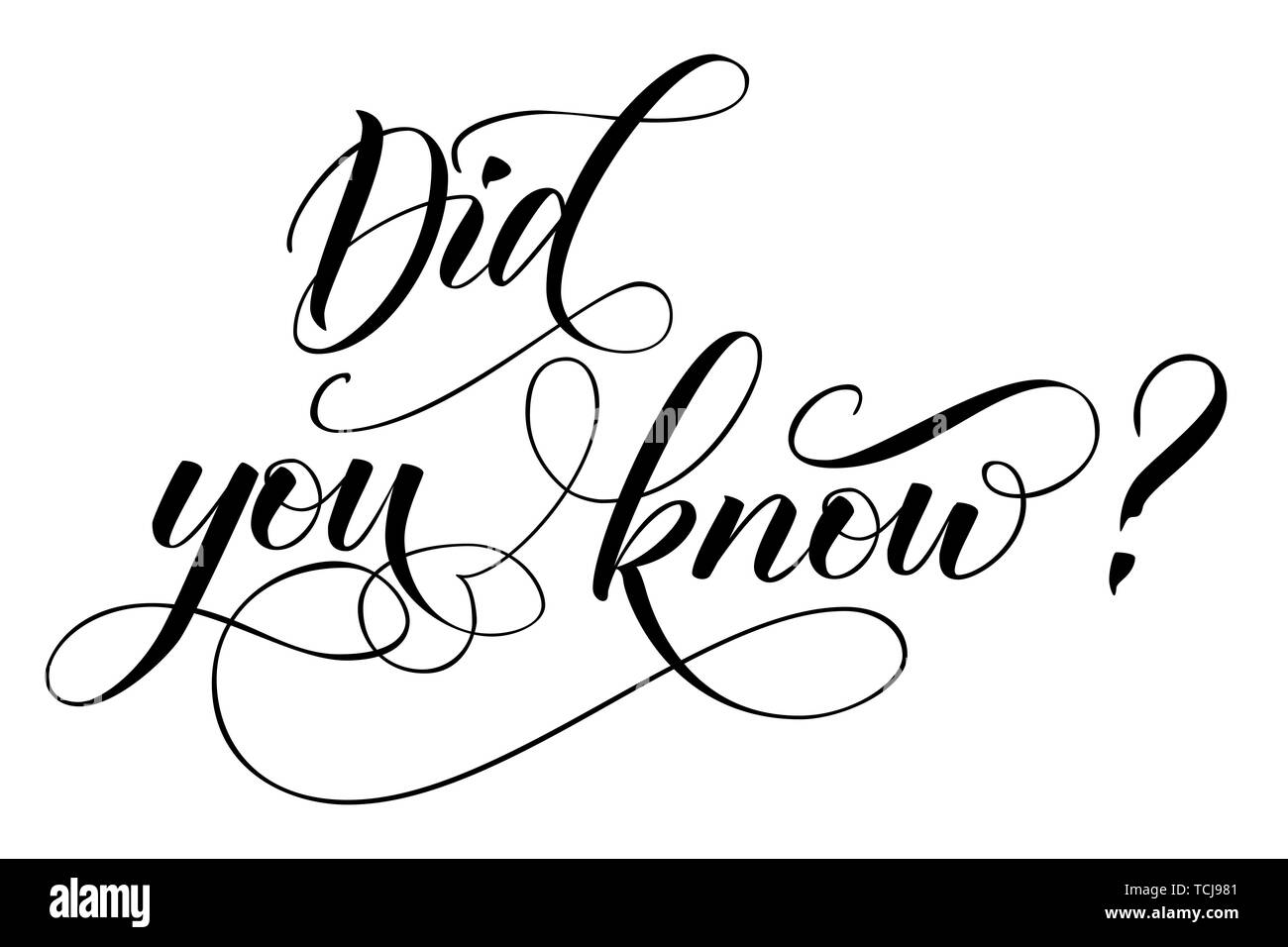 Did you know question Stock Vector Image & Art - Alamy Did you know question Stock Vector Image & Art - Alamy