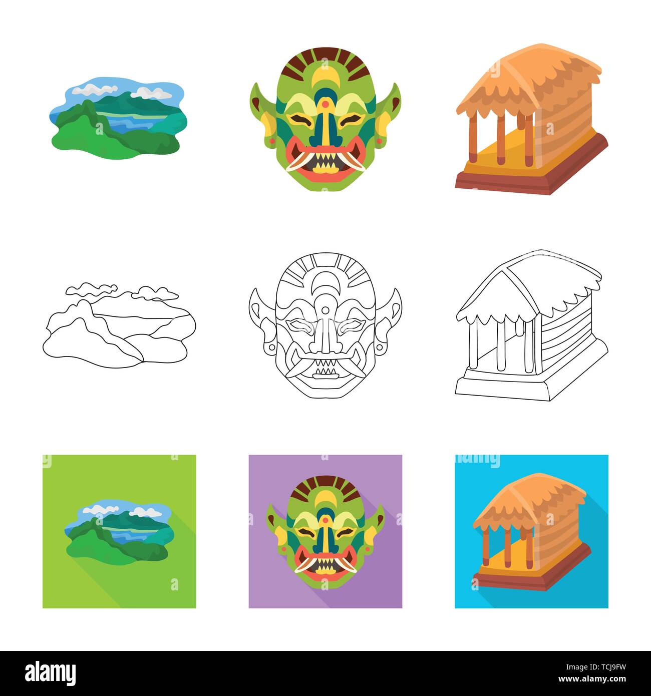 Gazebo shelter island Cut Out Stock Images & Pictures - Alamy