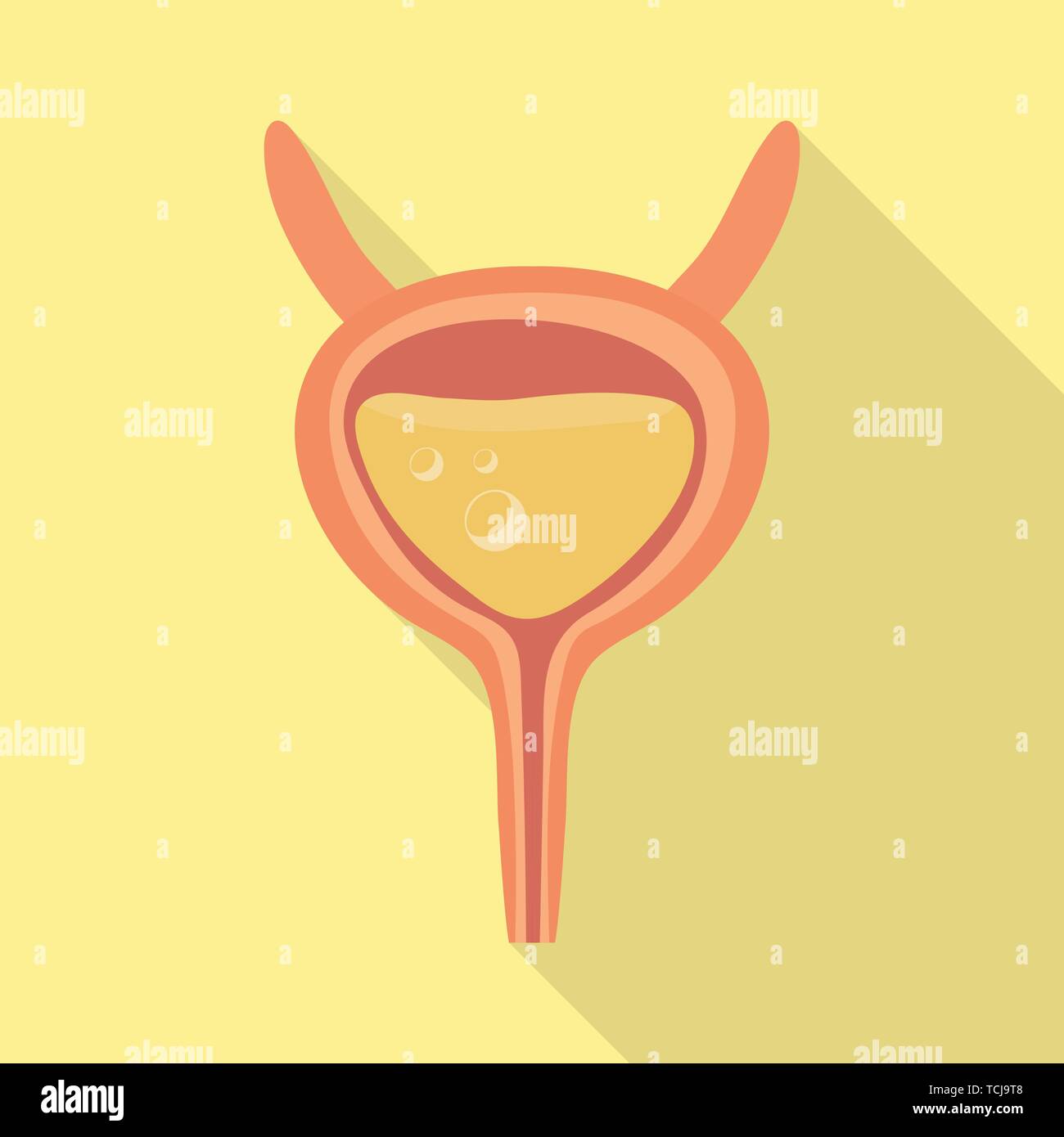 Vector design of incontinence and bladder sign. Set of incontinence and ...