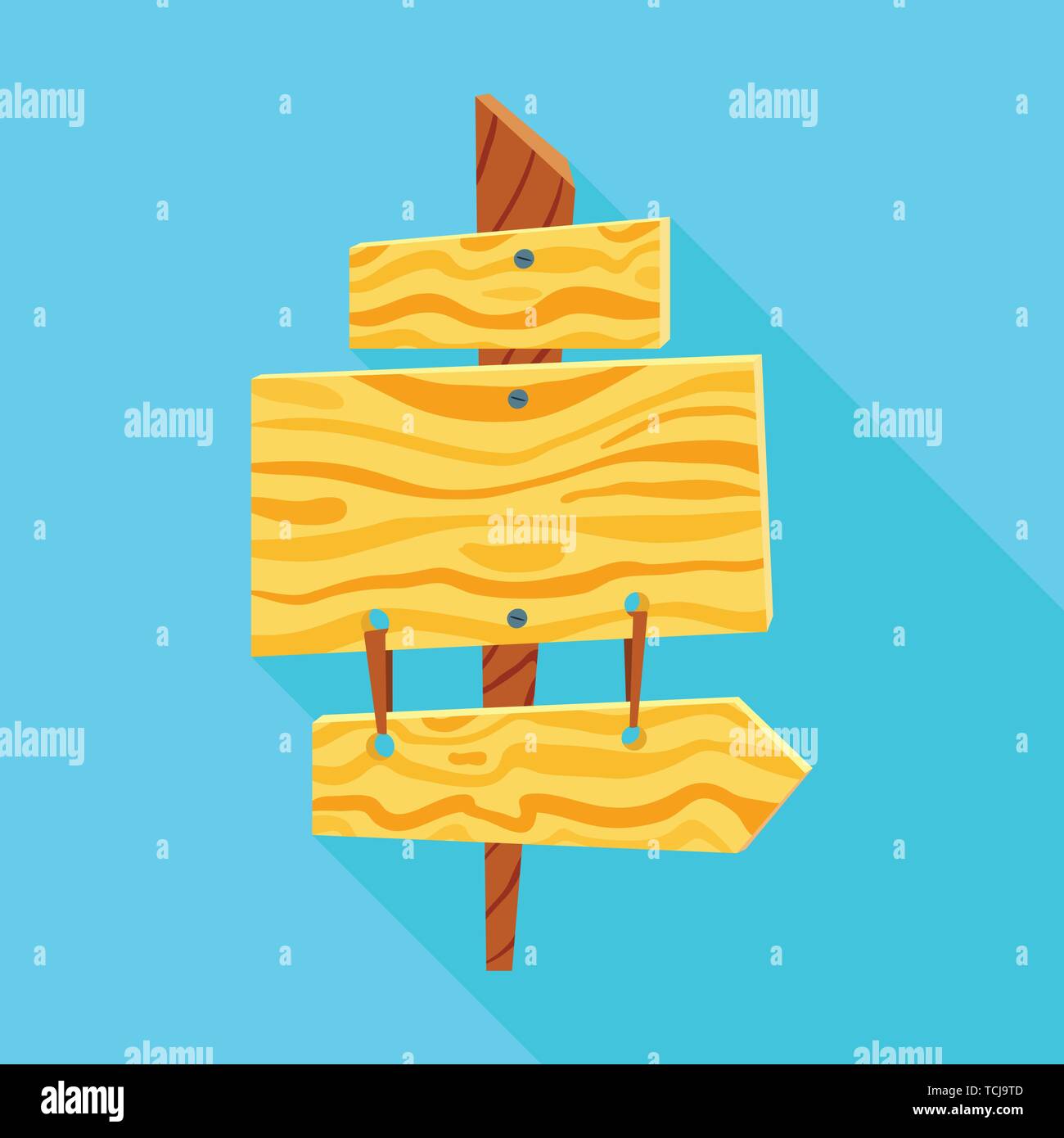 Vector illustration of signage and sign sign. Set of signage and ...