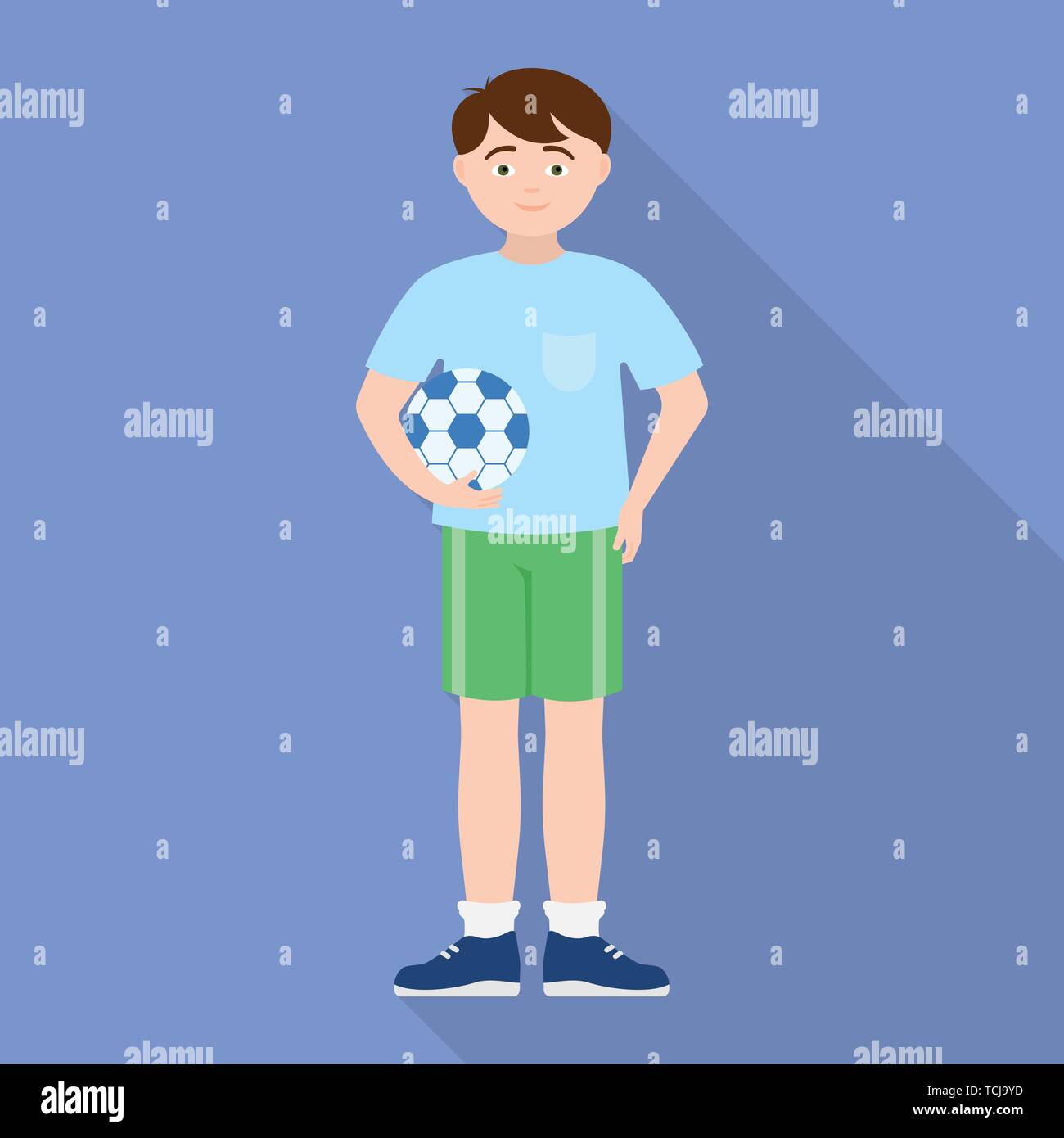 Vector illustration of boy and baby logo. Set of boy and athlete stock ...
