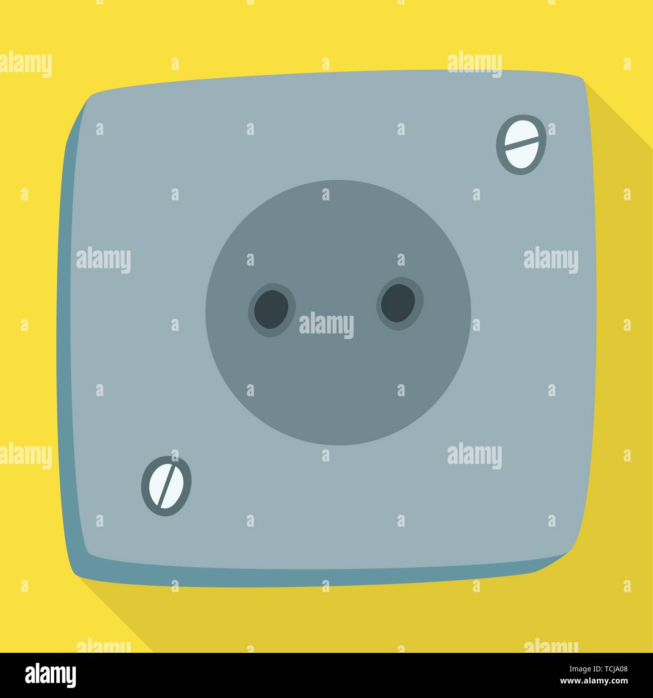 Vector illustration of socket and electric logo. Collection of socket ...