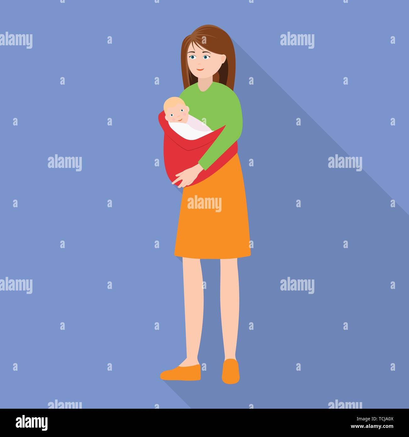 Vector design of mom and infant icon. Collection of mom and mother ...