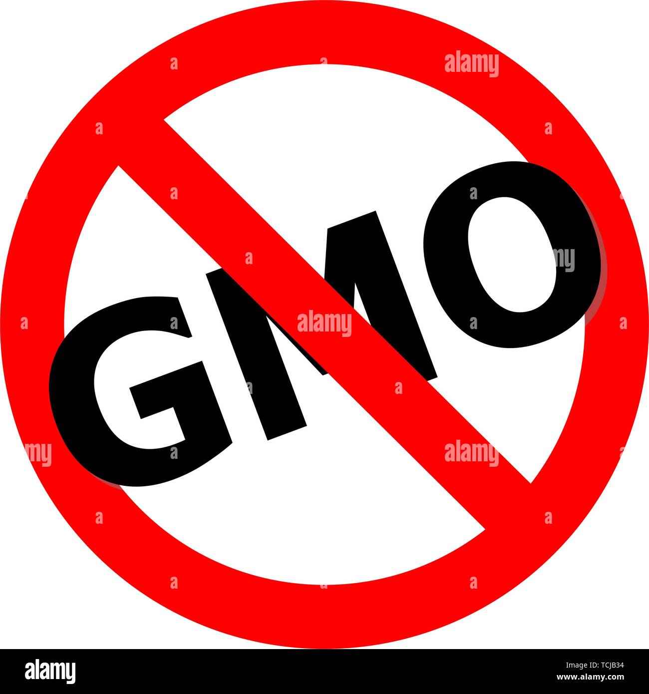 Stop gmo sign. Ban symbol. Vector ban genetically organic food, genetic ...