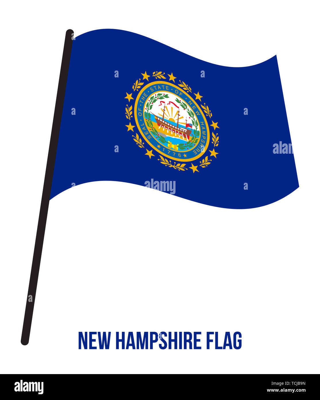New Hampshire State Flag High Resolution Stock Photography and Images ...