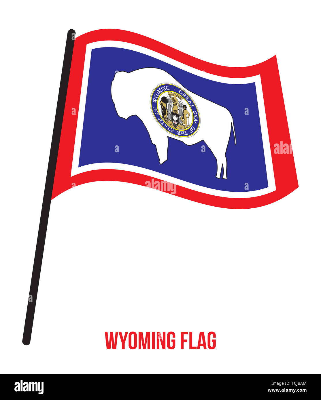 Wyoming Flag High Resolution Stock Photography and Images - Alamy