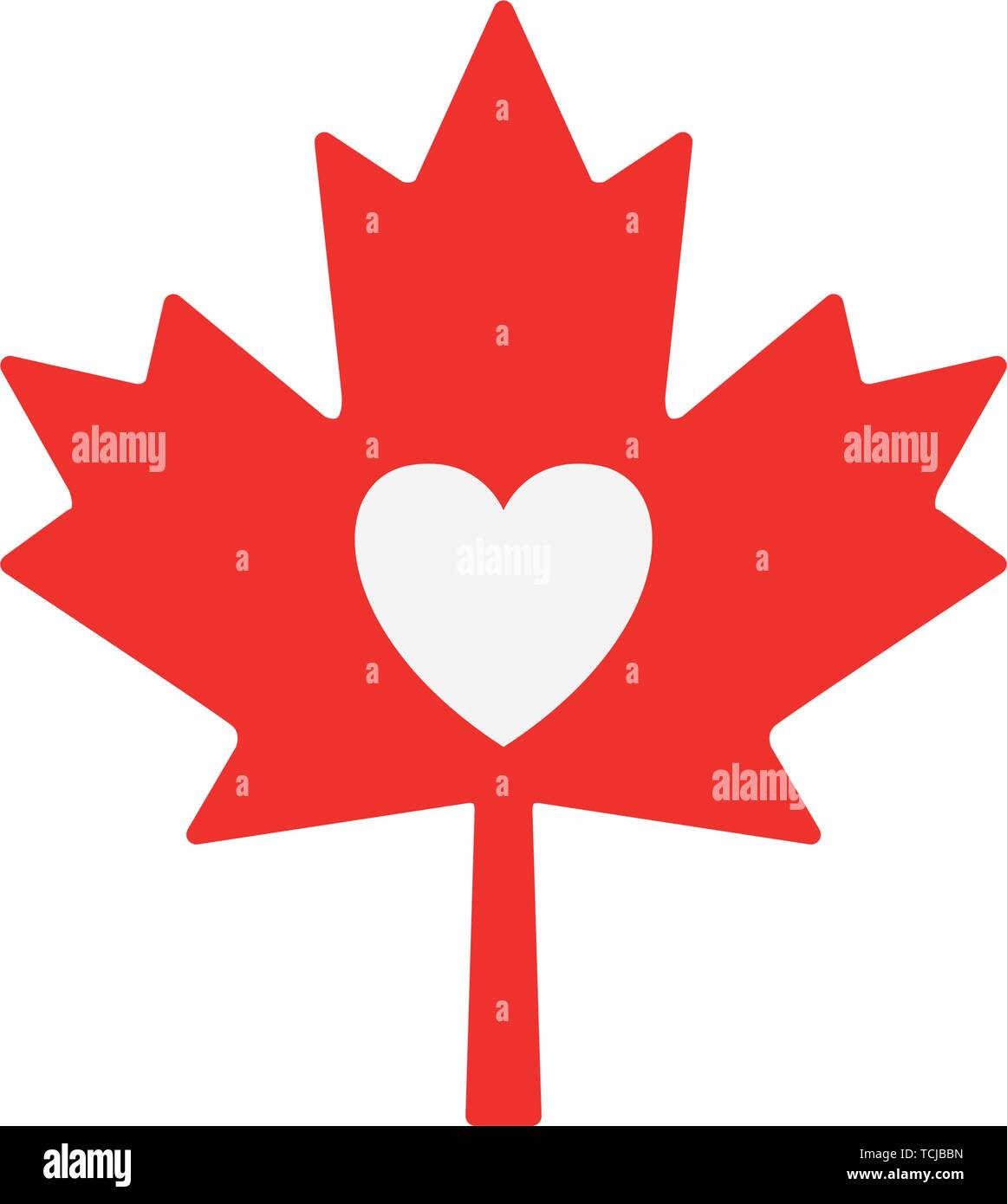 Maple leaf of canada design Stock Vector Image & Art - Alamy