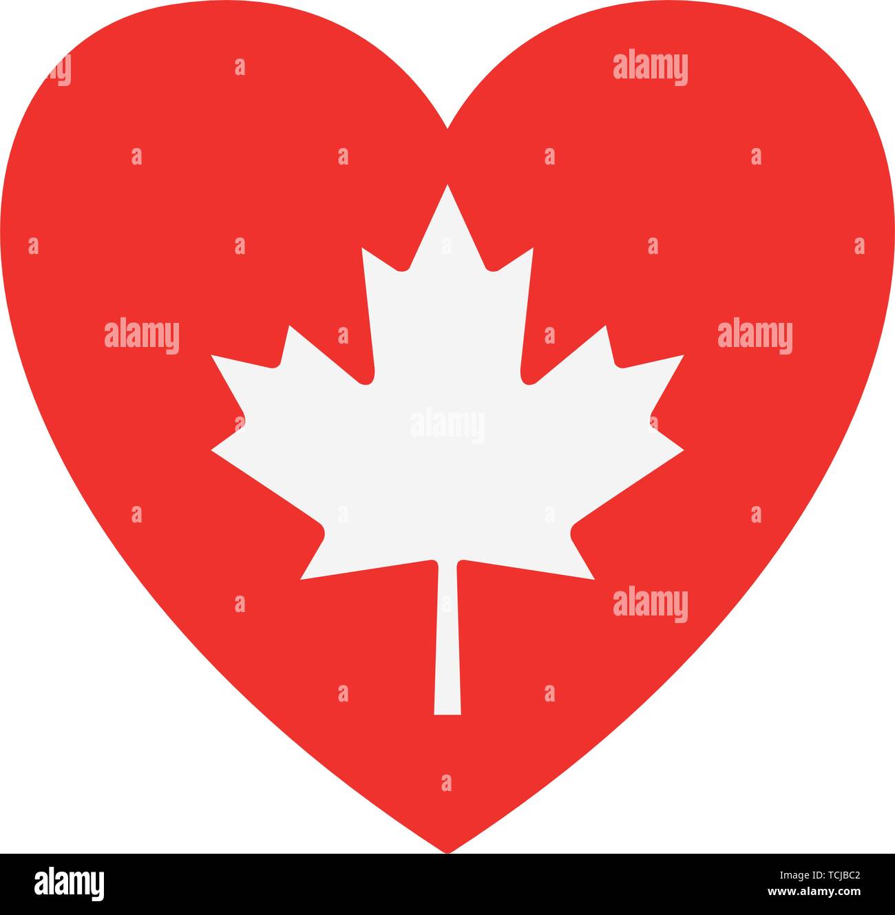 Maple leaf of canada design Stock Vector Image & Art - Alamy