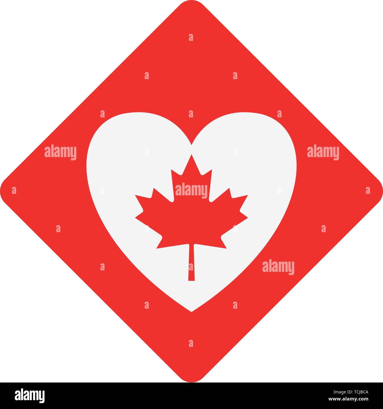 Canada symbol and maple leaf design Stock Vector Image & Art - Alamy