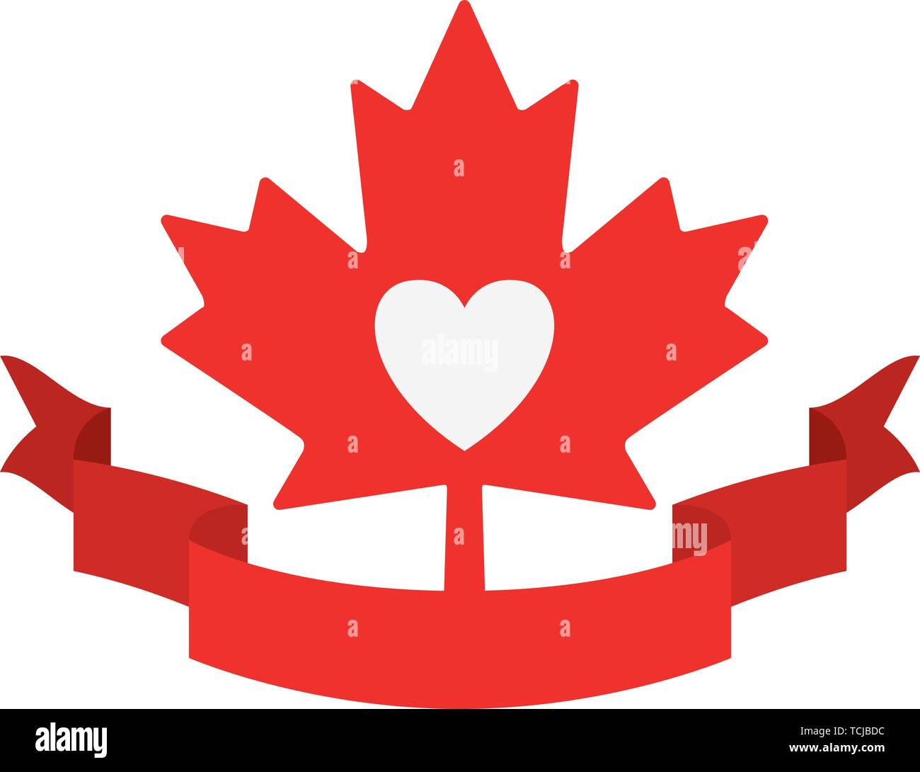Maple leaf of canada design Stock Vector Image & Art - Alamy