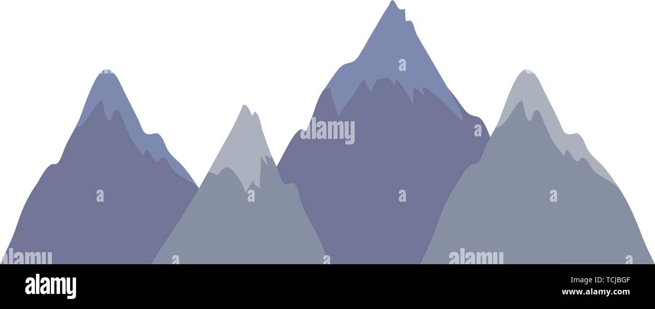 Isolated mountain design Stock Vector Image & Art - Alamy