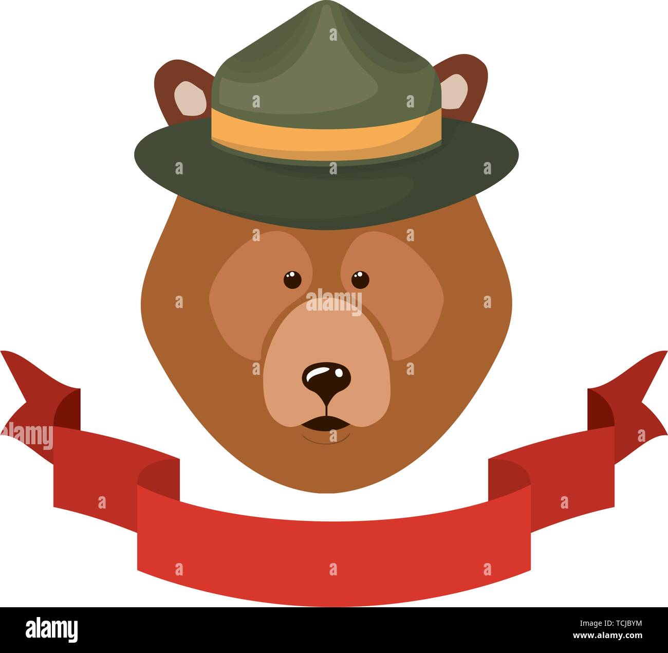 Isolated bear forest animal design Stock Vector Image & Art - Alamy