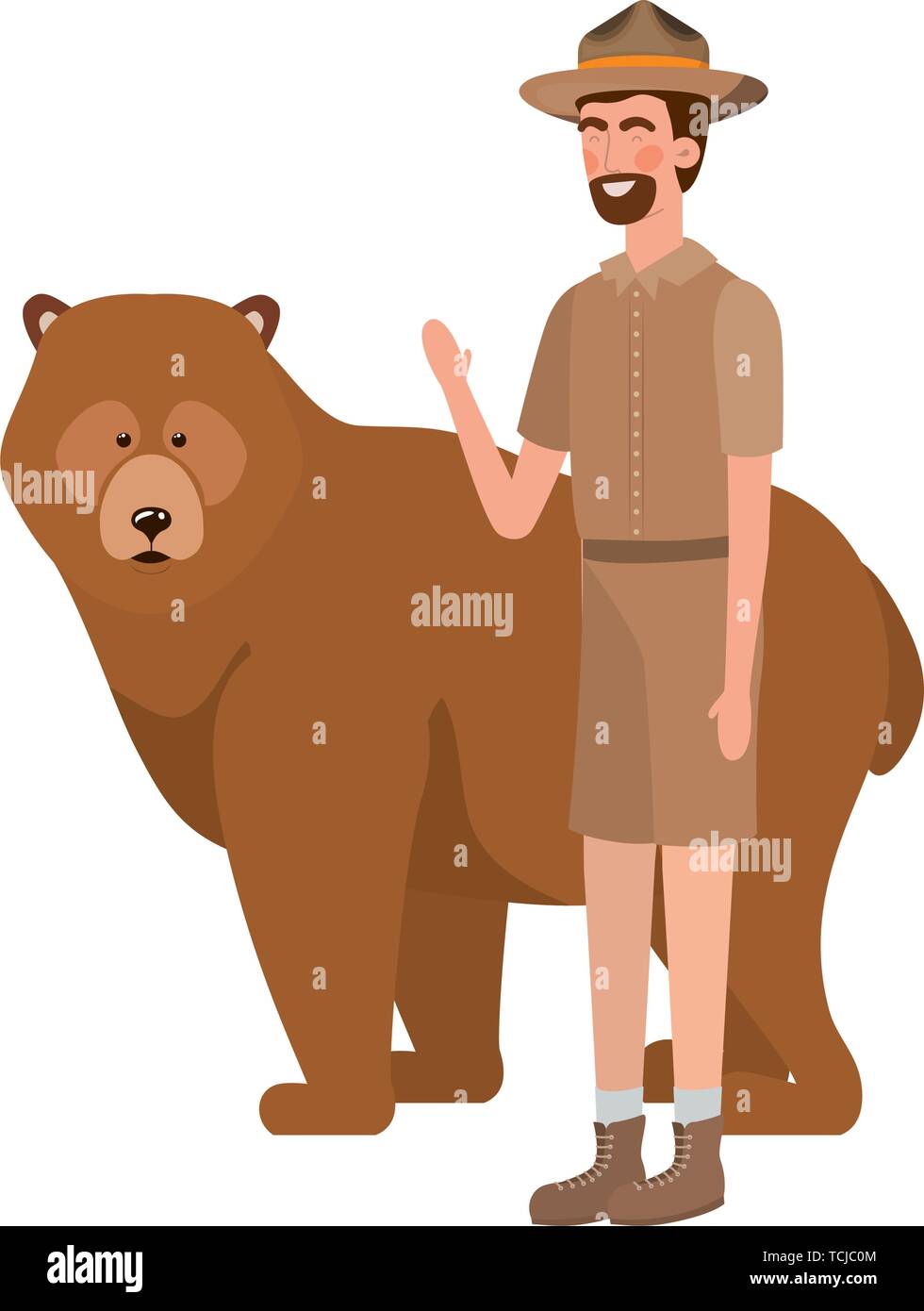 Park police ranger Stock Vector Images - Alamy