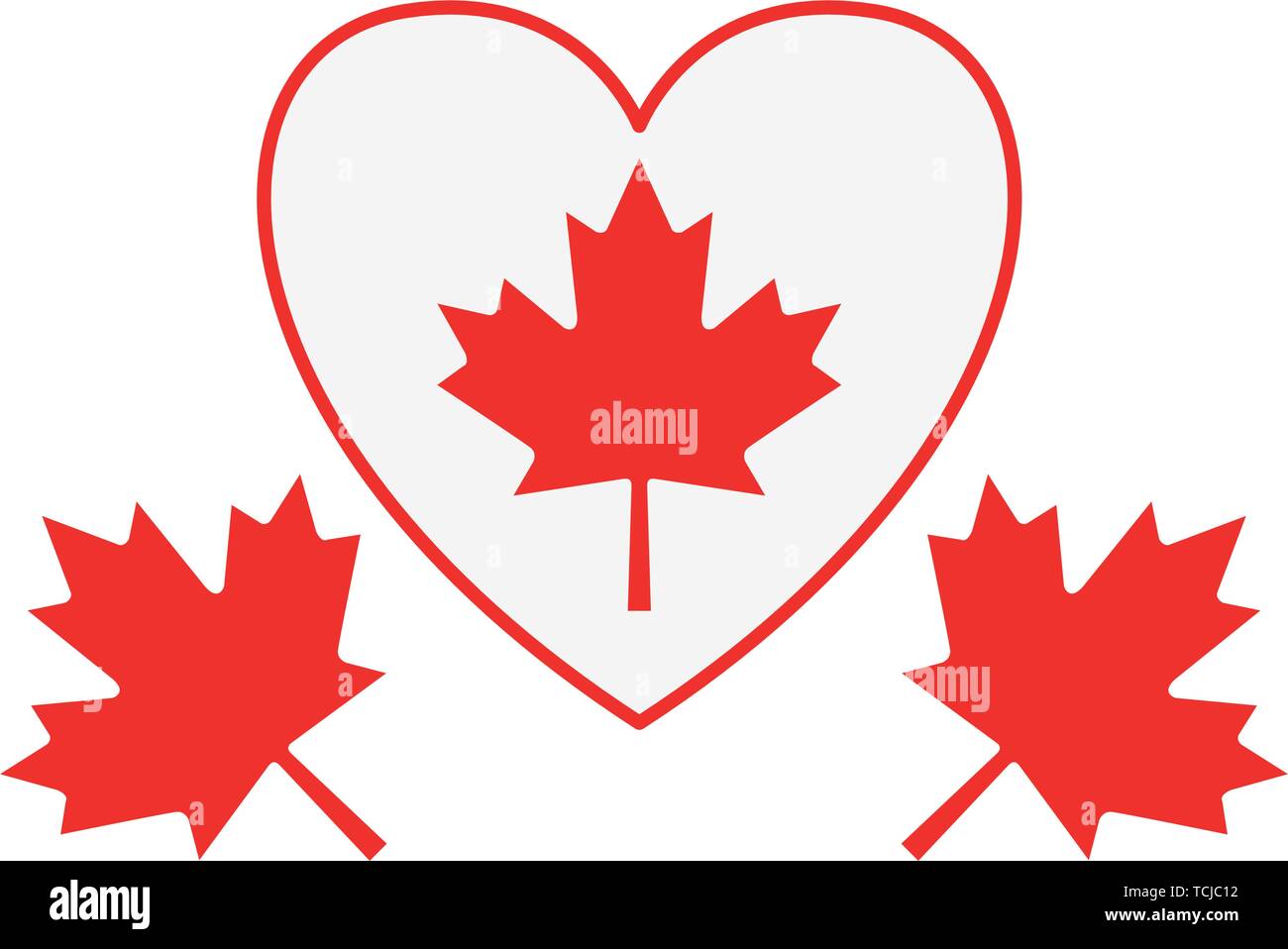 Maple leaf of canada design Stock Vector Image & Art - Alamy