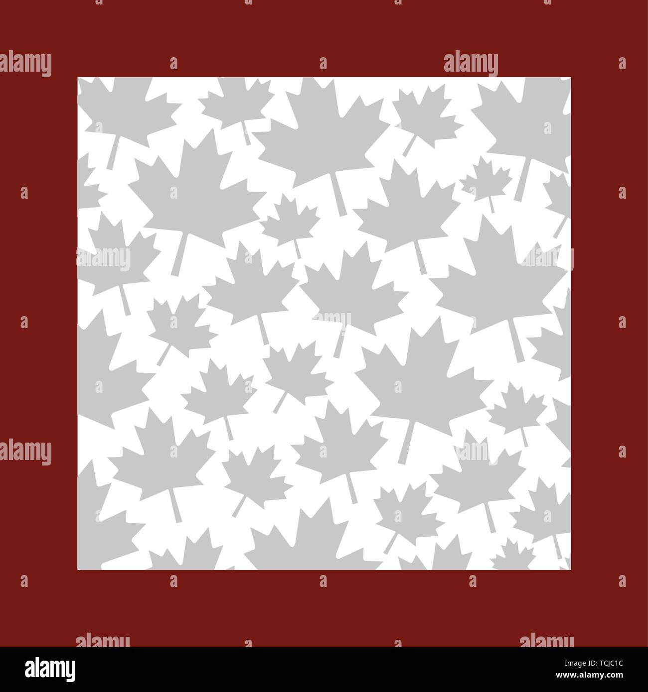 Maple leaf of canada frame design Stock Vector Image & Art - Alamy