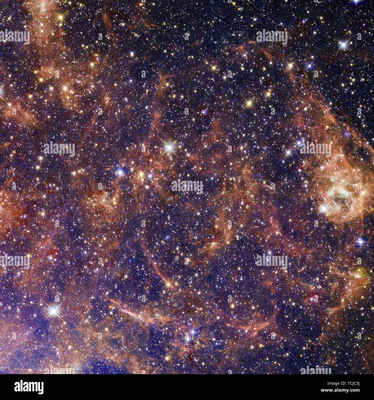 Nebula in outer space. Gas and dust clouds. Elements of this image ...