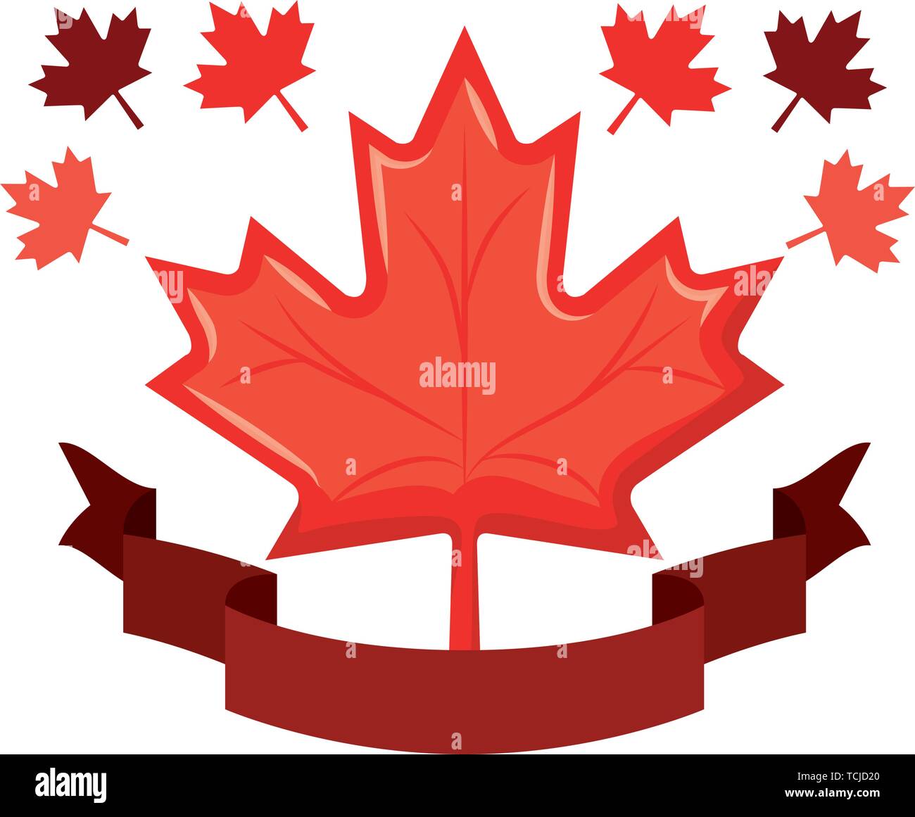 Maple leaf of canada design Stock Vector Image & Art - Alamy