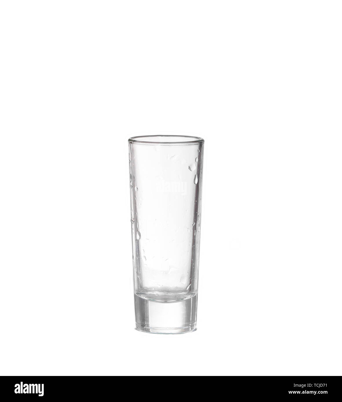 Glass of water isolated on white background Stock Photo - Alamy