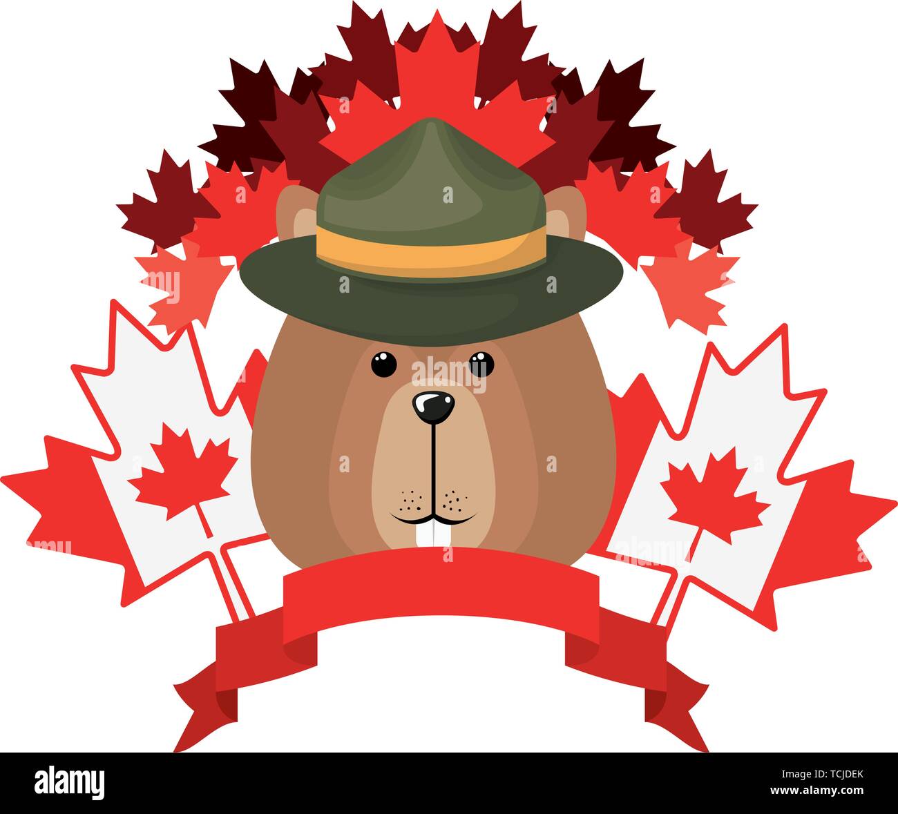 Isolated beaver forest animal design Stock Vector Image & Art - Alamy