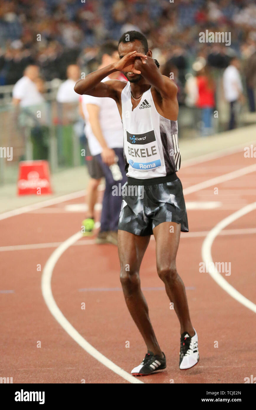 ROME, ITALY - JUN 06: Telahun Haile Bekele of Ethiopia competes in the ...