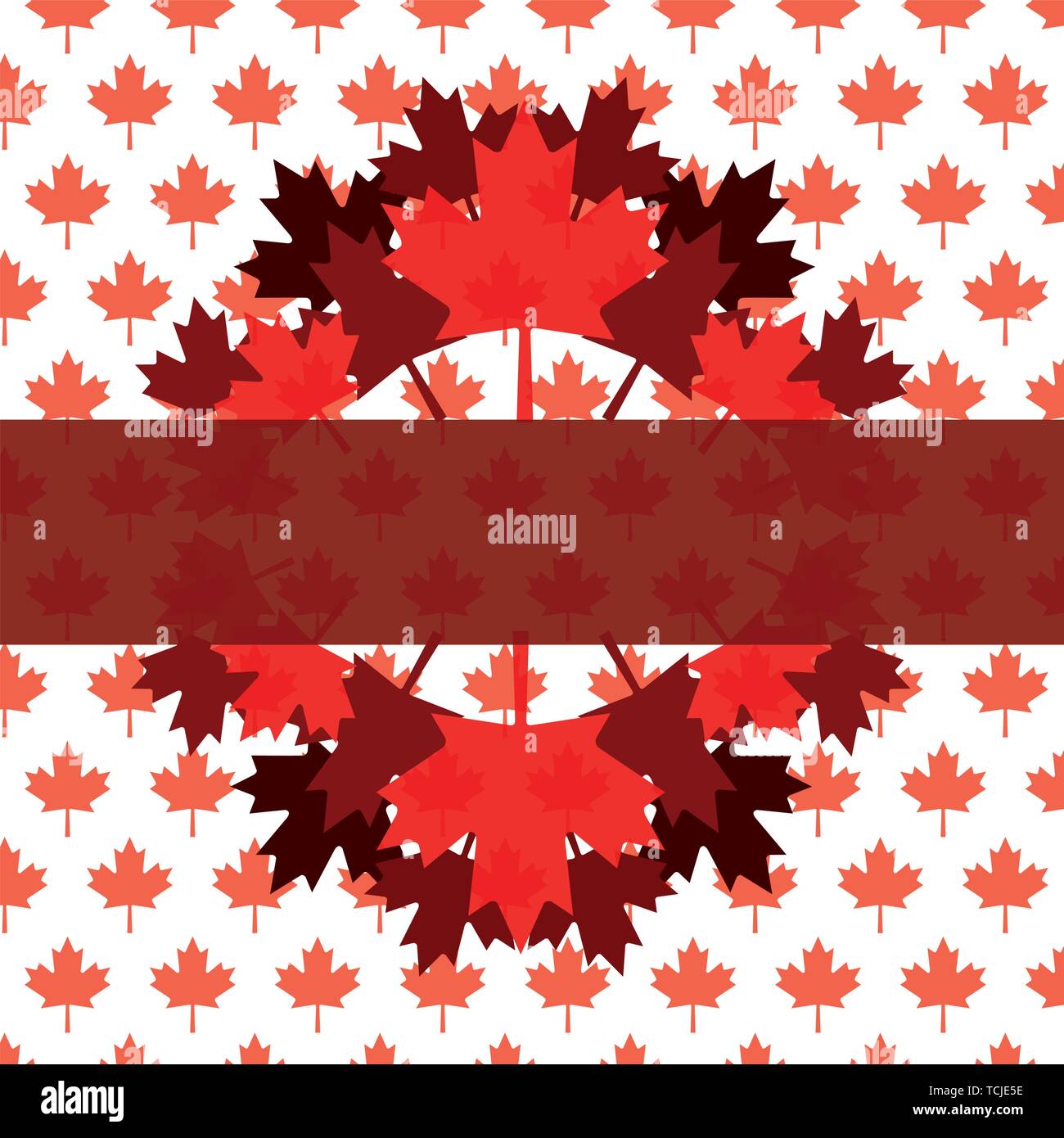 Maple leaf and canada symbol design Stock Vector Image & Art - Alamy