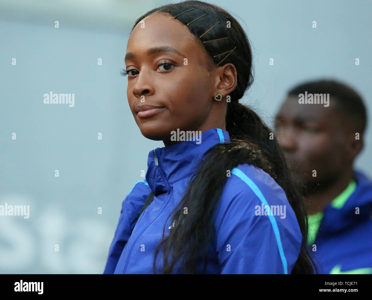 ROME, ITALY - JUN 06: Dalilah Muhammad of USA competes in the Women ...