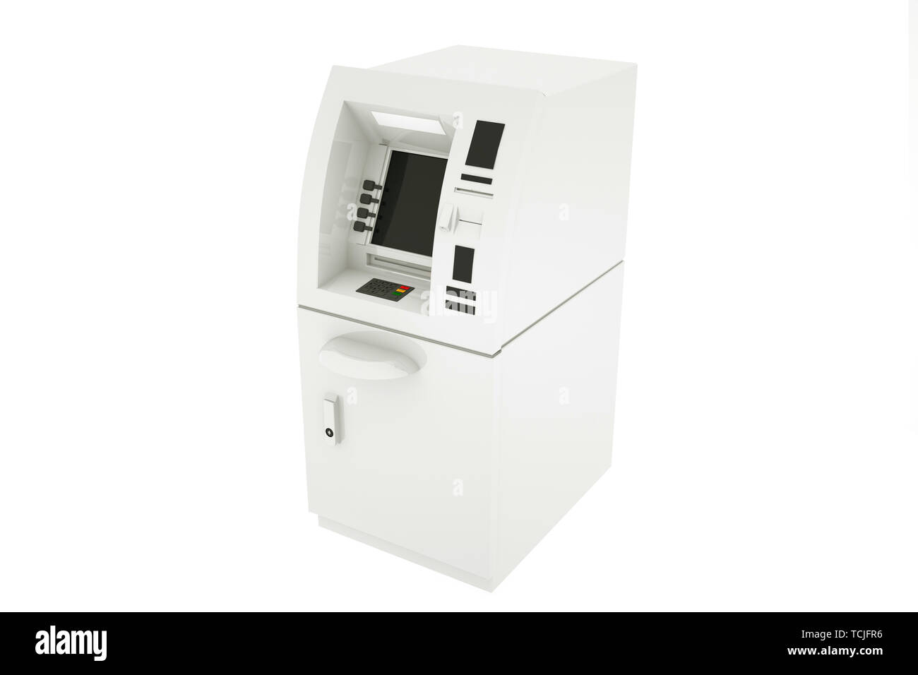 Closeup cash atm machine Cut Out Stock Images & Pictures - Alamy