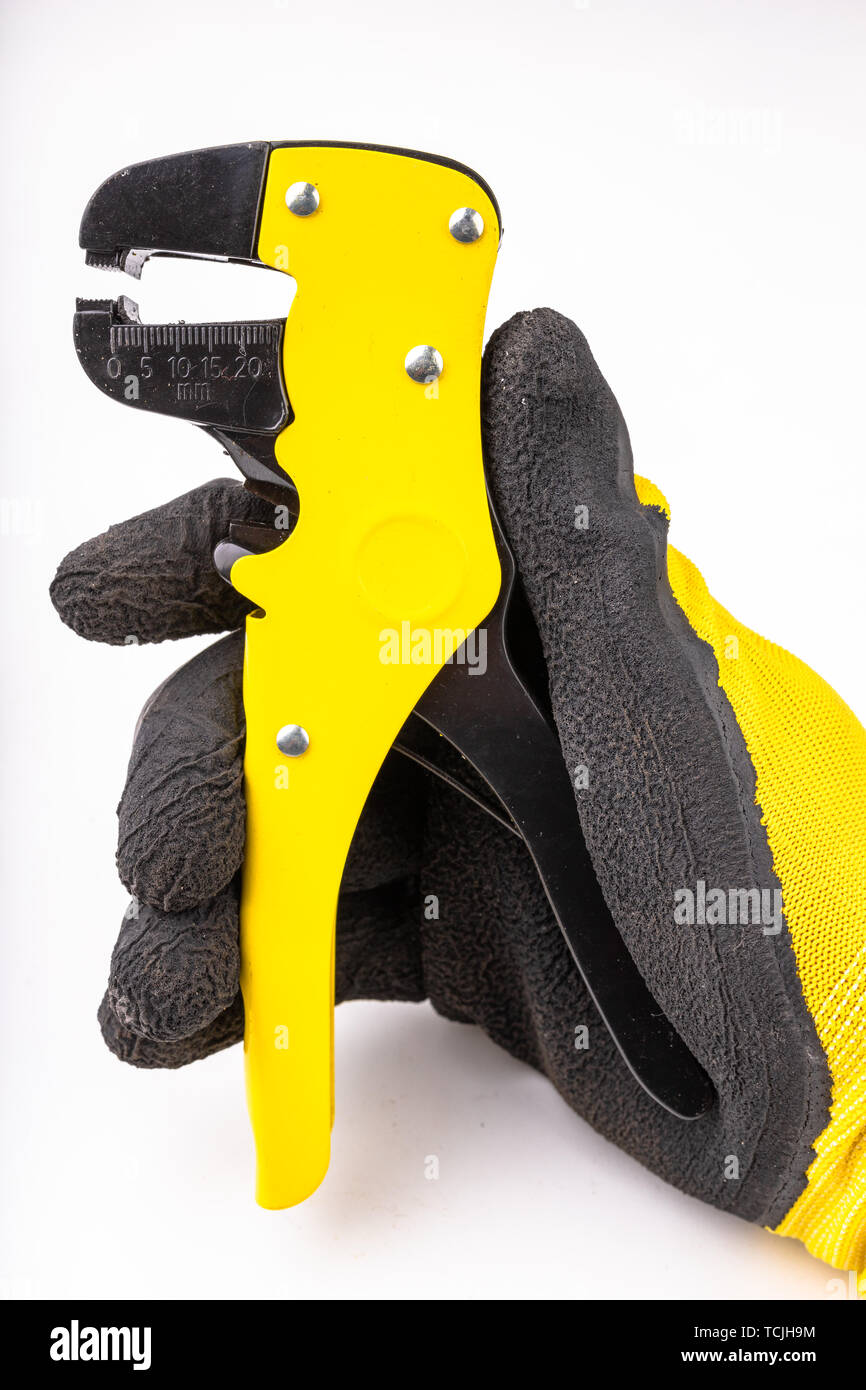 Removing electrical insulation hi-res stock photography and images - Alamy
