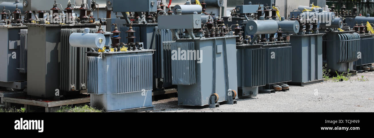 storage of old highly polluting electrical transformers before disposal ...