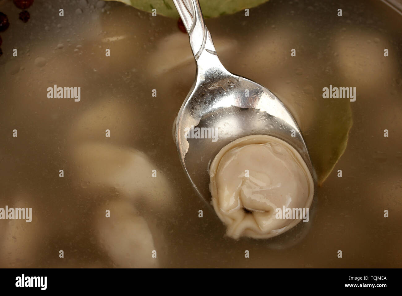 Cooking dumplings close-up Stock Photo - Alamy