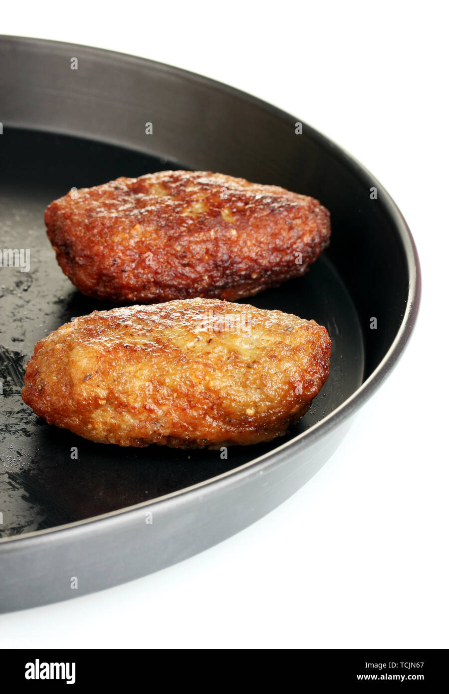 Closeup cooking burgers in close hi-res stock photography and images ...