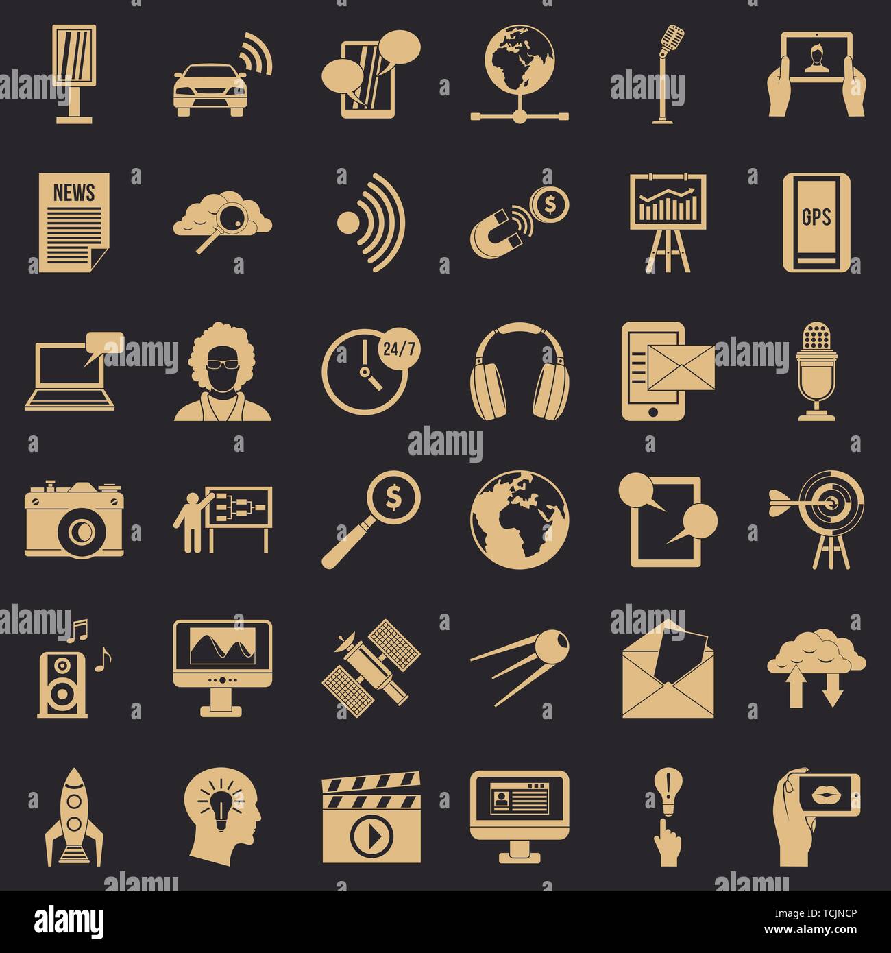 Old advertising agency Stock Vector Images - Alamy