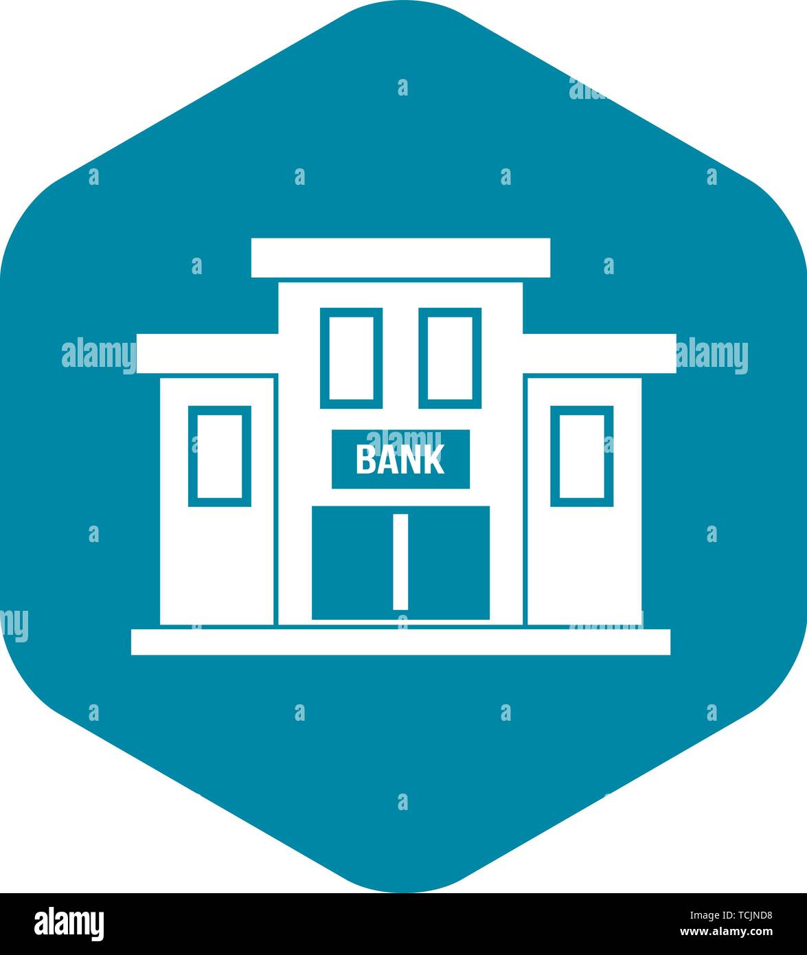 Bank building icon, simple style Stock Vector Image & Art - Alamy