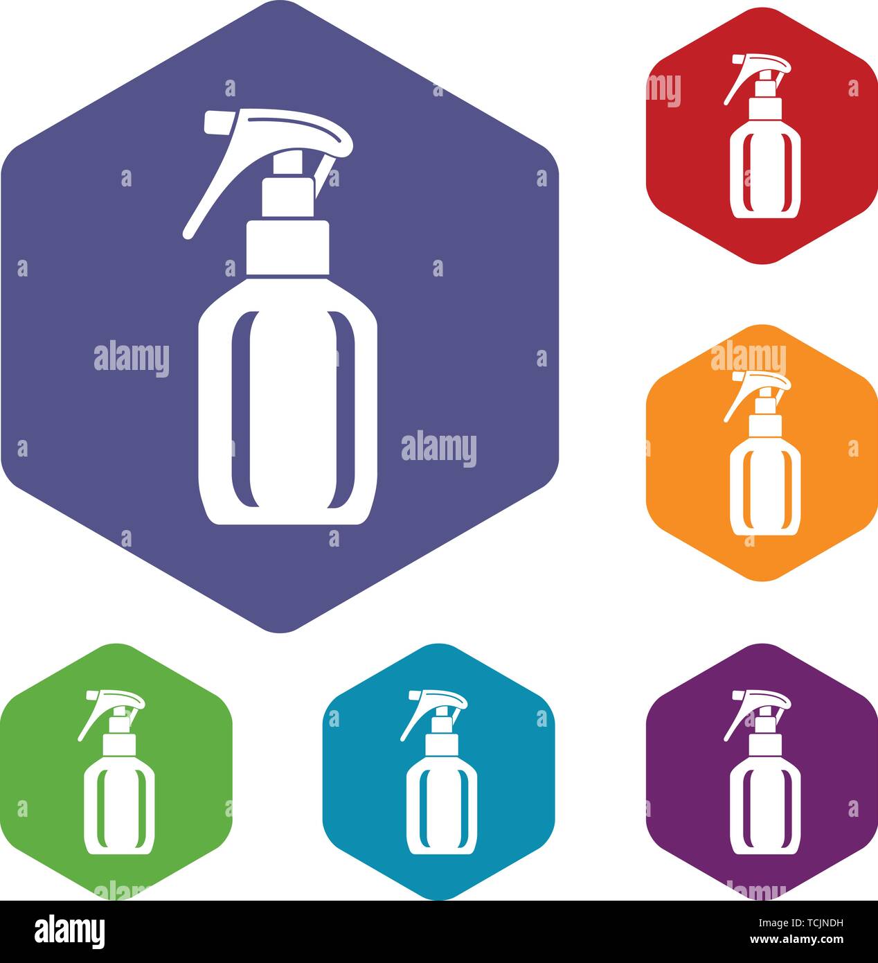Spray bottle icon, simple style Stock Vector Image & Art - Alamy